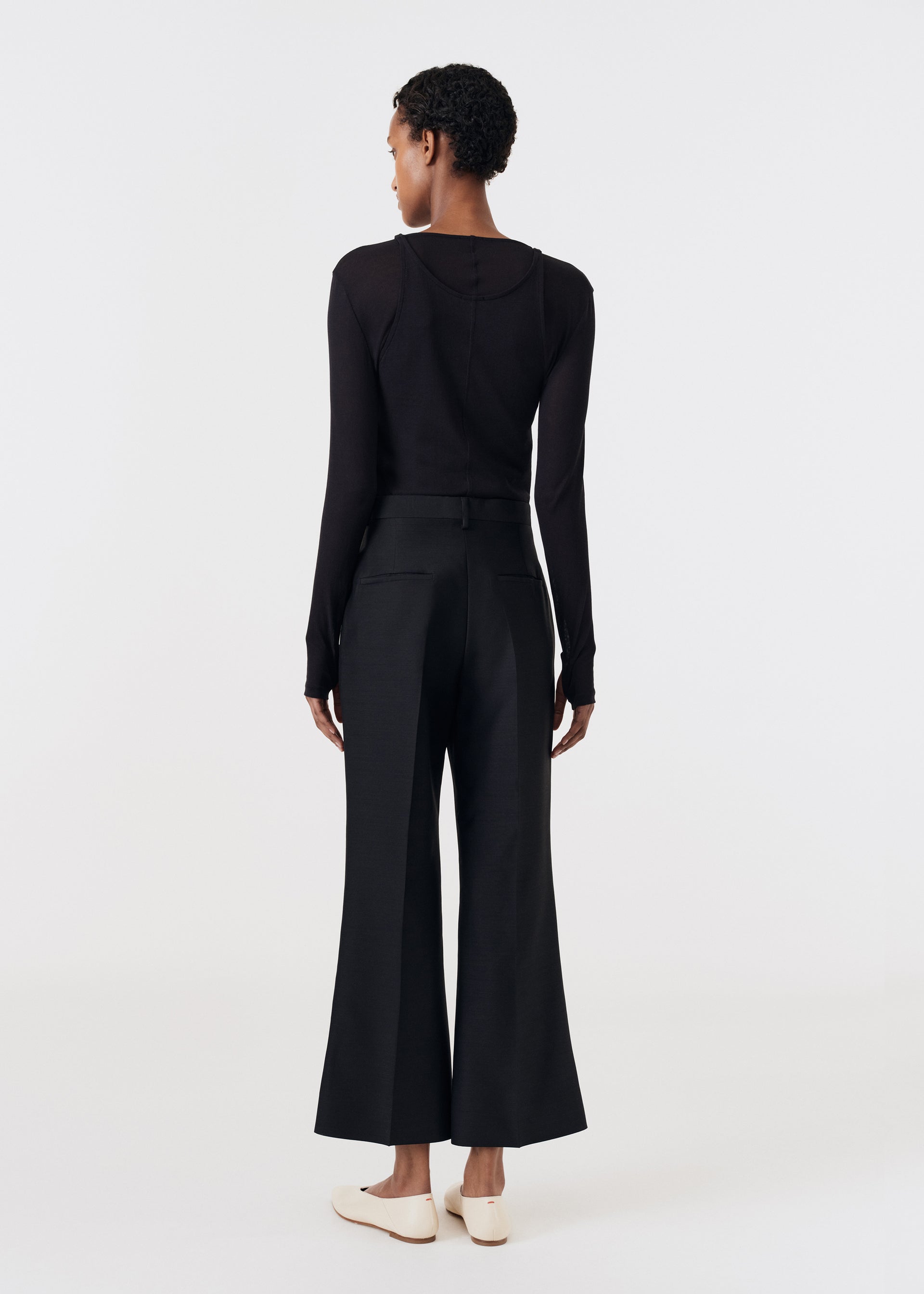 Credo cropped bootcut trouser – BITE Studios